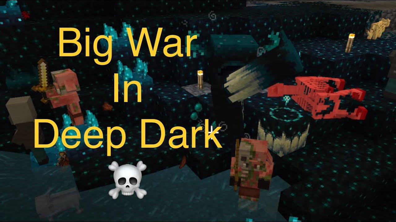Minecraft Deep Dark Episode 2: Warden Vs Most Mobs (Pls Subscribe if ...