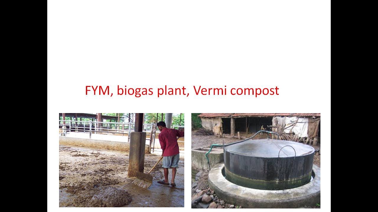LPM 609 Unit 2 FYM, biogas plant, Vermi compost - YouTube