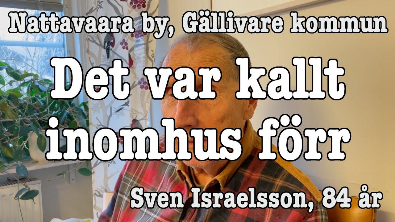 Det var kallt inomhus: Robert Öhman får el — Sven Israelsson 84 år ...