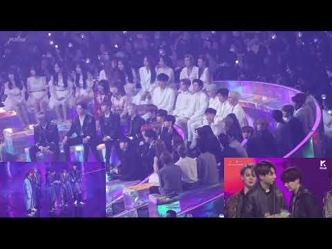 [ENG SUB] Idols Reaction to BTS Artist of the Year Daesang Speech at Melon Music Awards (MMA) 2018