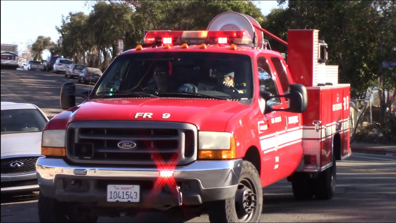 LAFD Fast Response 9 Responding - YouTube