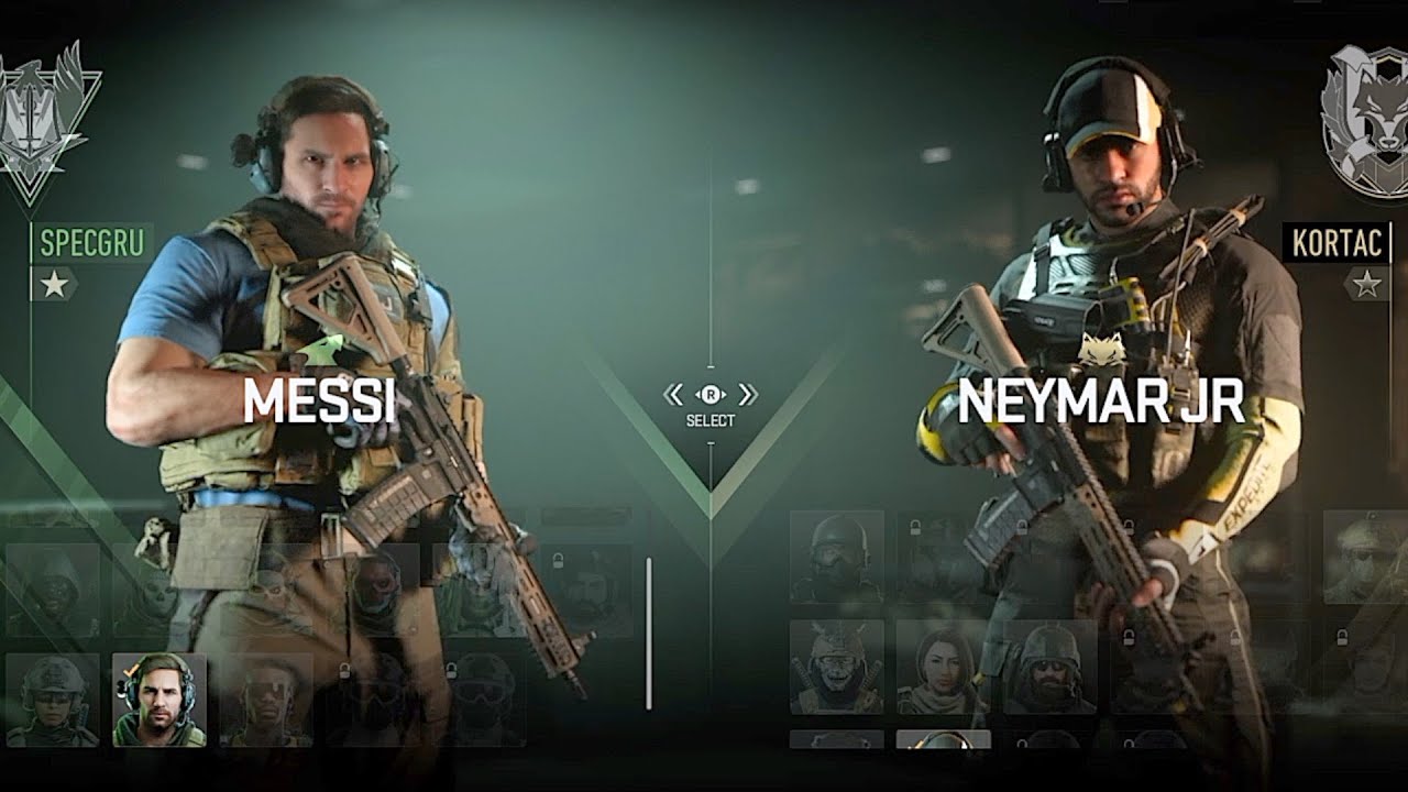 COD MWII Operator Finishing Moves: Messi Vs Neymar Jr - YouTube
