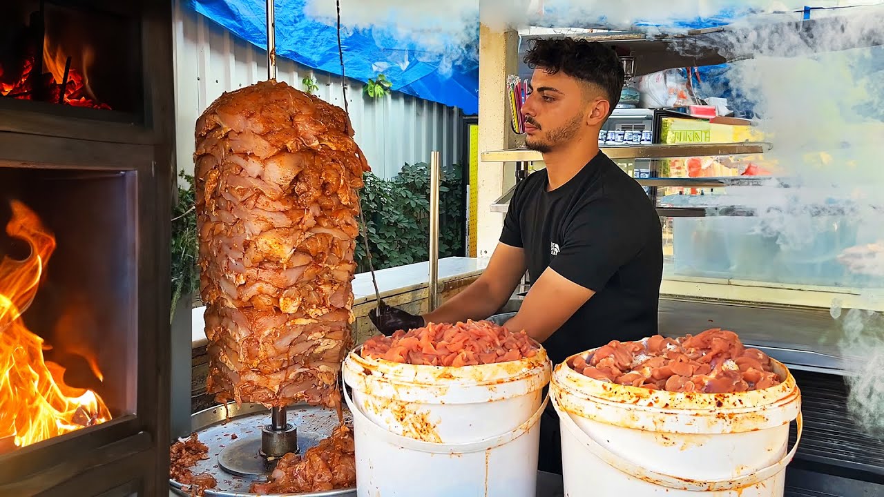 Doner Kebab Recipe from Start to Finish from a 20-Year-Old Doner Master ...