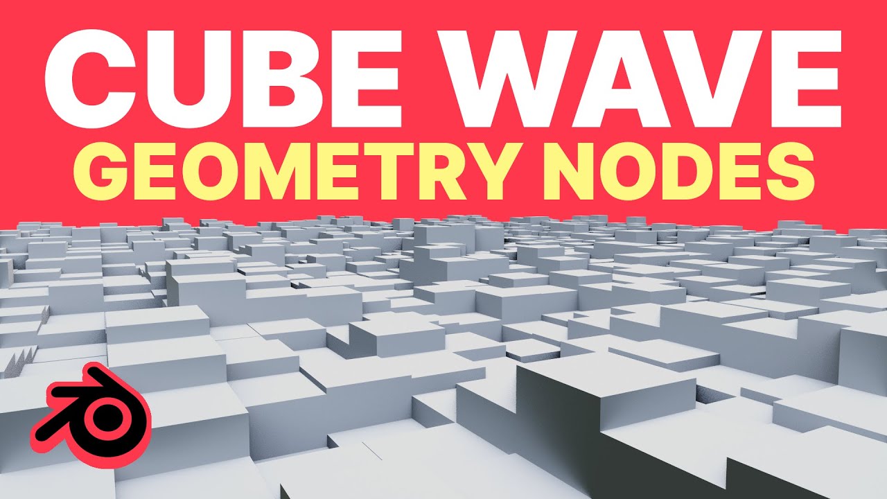 Creating Abstract Wave Animation with Geometry Nodes in Blender - YouTube
