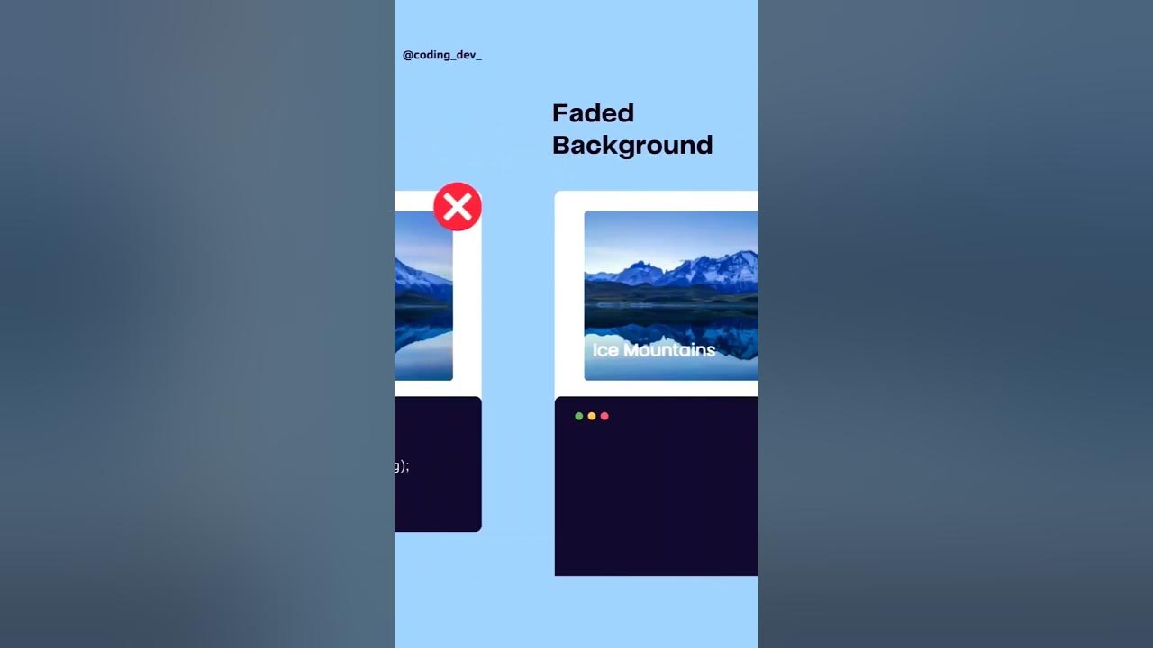 Faded Background Using Css🧑‍💻 Coding Programming 2024 Cssanimation Javascript Html
