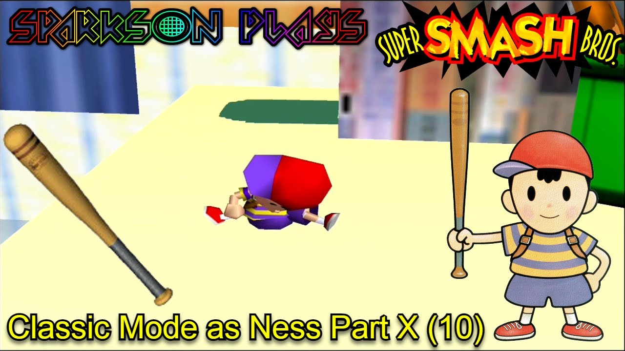Super Smash Bros. 64 - Classic Mode as Ness - YouTube