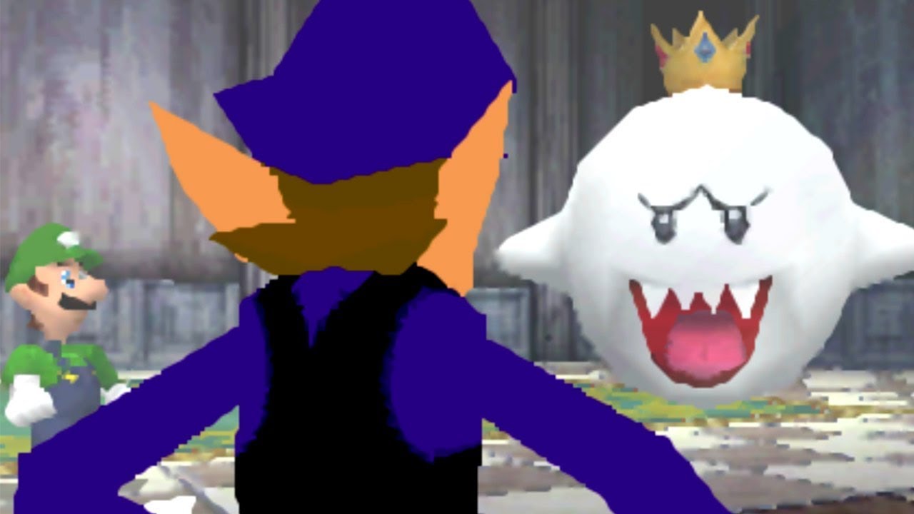 WALUIGI RESCUES LUIGI - Super Mario 64 DS - Walkthrough #8 (Super ...