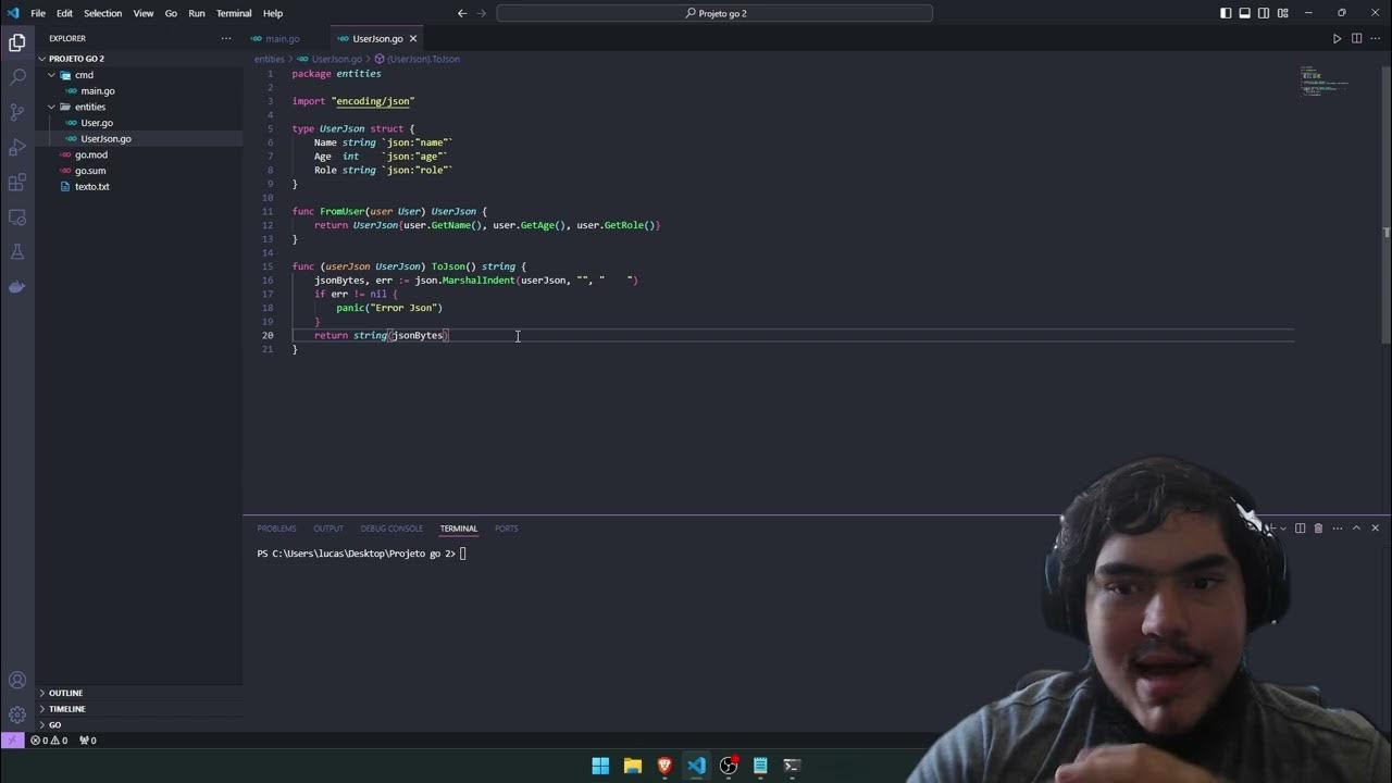 Introdução ao Golang EP 19: JSON - Como converter structs para JSON e ...