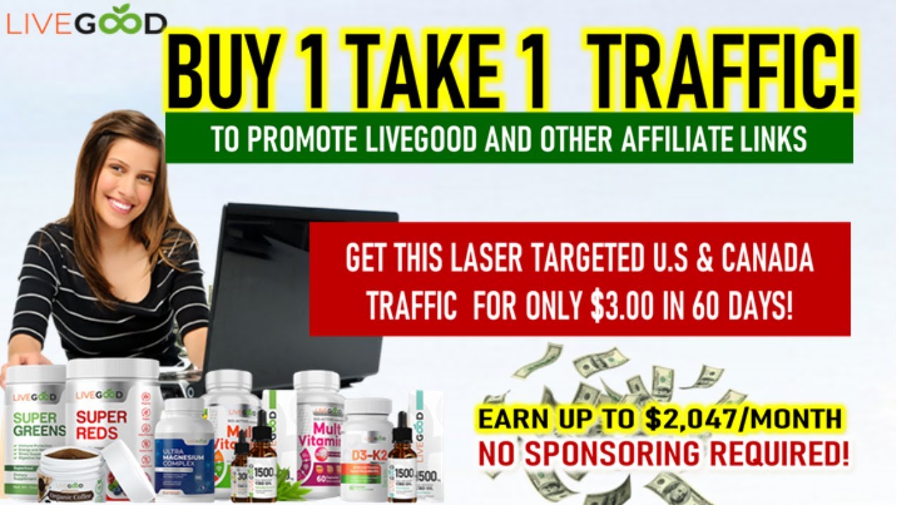 LiveGood Traffic Tutorial: Run a Paid Ad for 60 Days & Get 1 FREE - YouTube