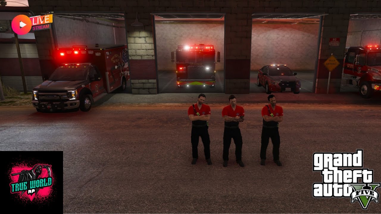 🔴Live: GTA V True World RP FiveM #13 - Sandy Shores - San Andreas Fire ...