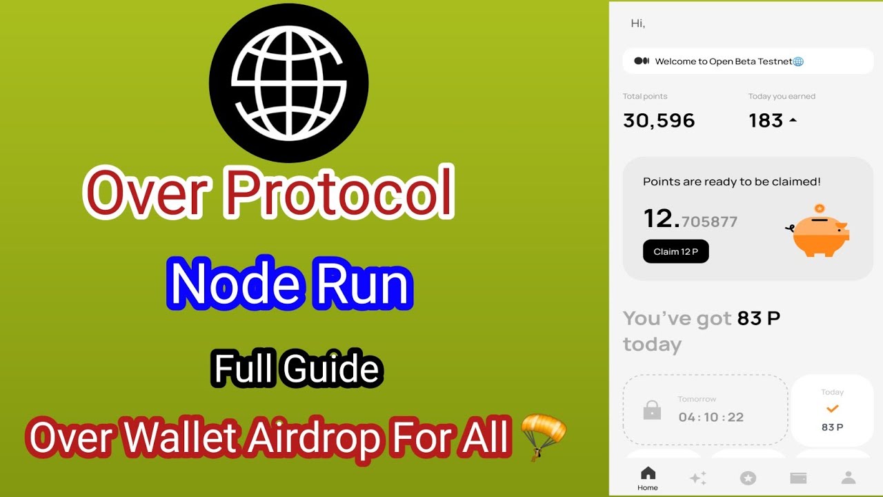 Over Protocol Node Run Full Process || Over Wallet Beta Test Node run ...