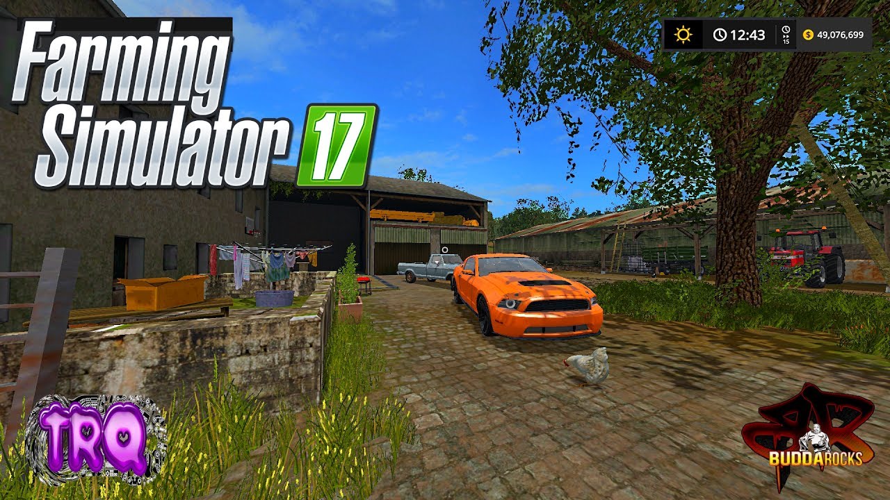 Let's Play Farm Simulator Live "Welcome To Cow Punch Farms" FS17 Co-Op ...