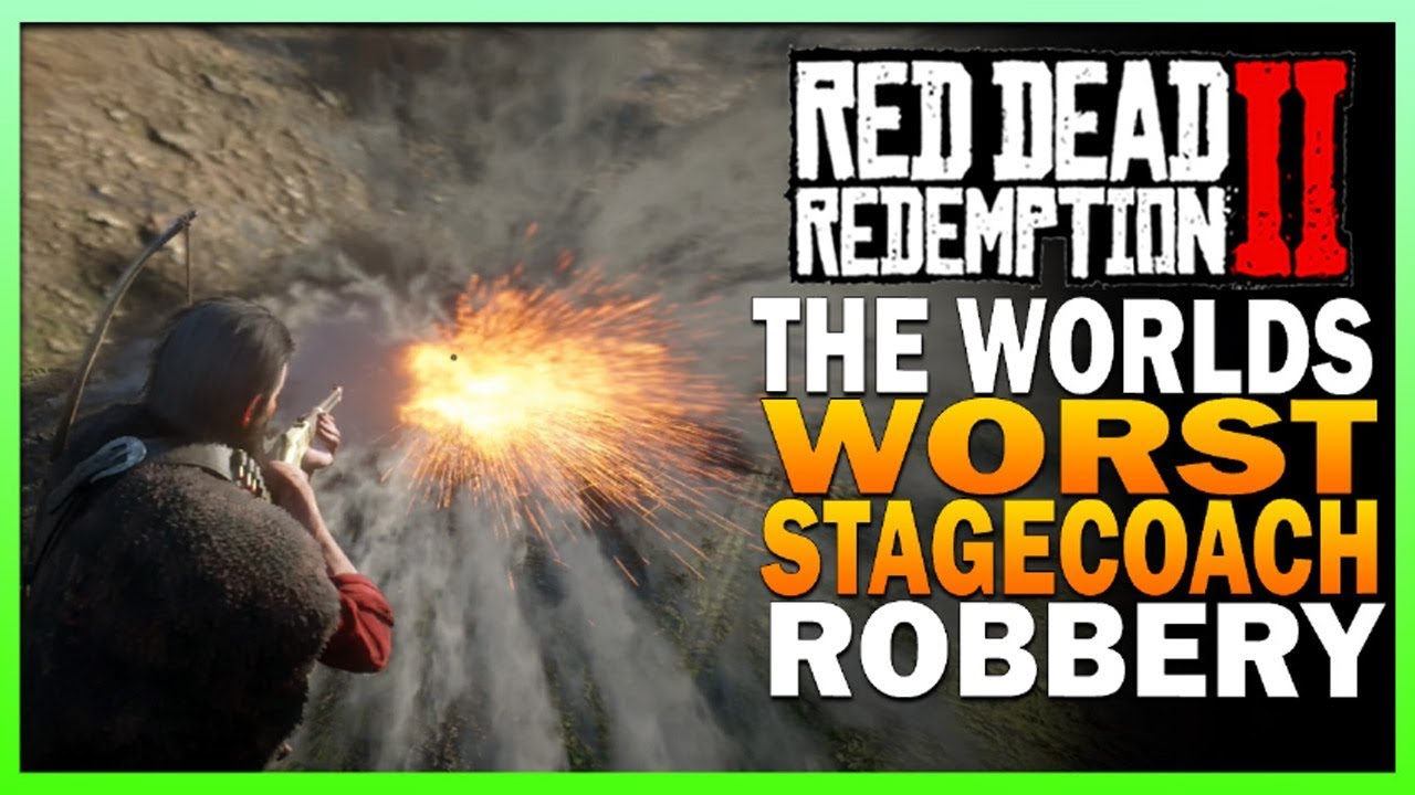 The Worlds Worst Stagecoach Robbery - Red Dead Redemption 2 Fail - YouTube