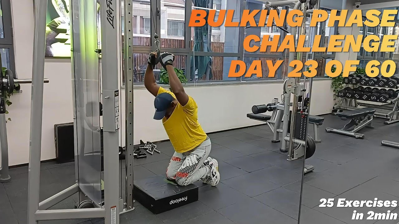 Bodybuilding Gym Challenge Bulking Phase Day 23 of 60💪🔥🏋️‍♂️# ...