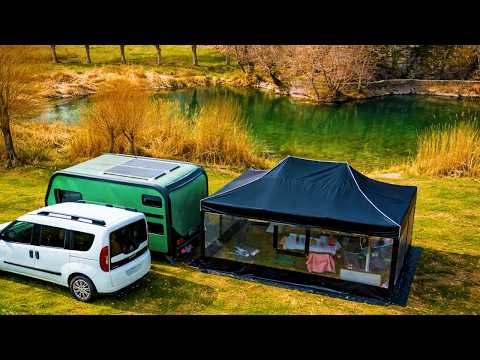 Kimsenin Bilmediği Kamp Yeri! Gece Çakal Sesleriyle Uyuduk