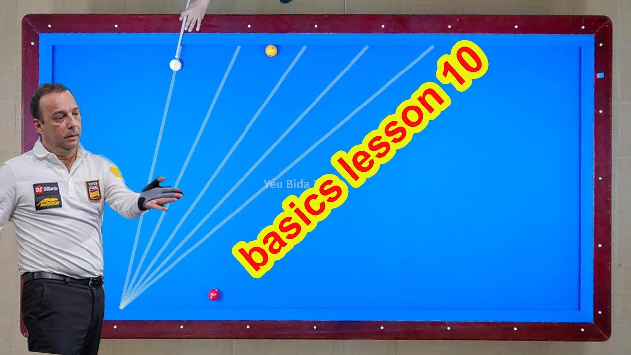 3Cushion billiards tutorial Daniel Sanchez System basics lesson 10 - YouTube
