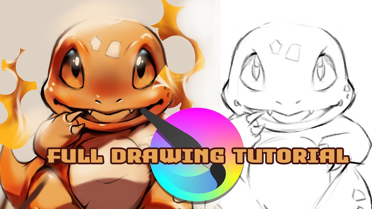 PORTRAIT PAINTING IN KRITA | Pokemon #SKETCHES #sketches #art # ...