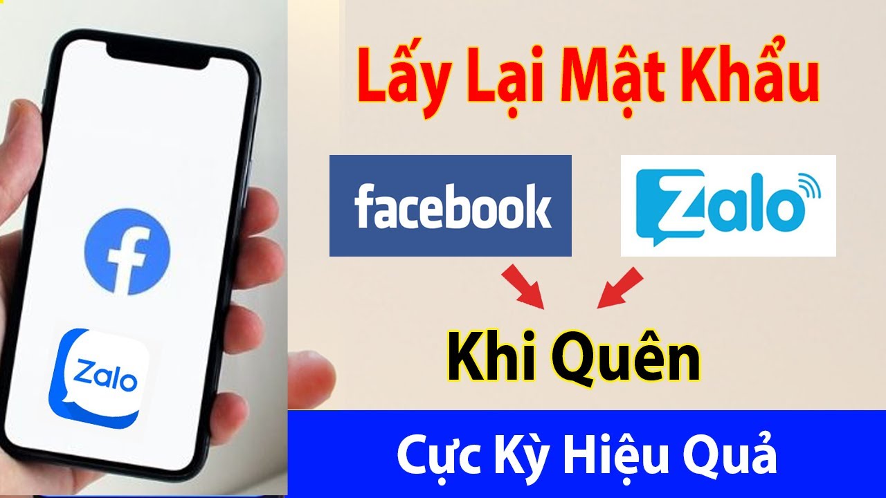 Cách Lấy Lại Mật Khẩu Facebook, Zalo Khi Quên || Kiểm Tra Mật Khẩu ...