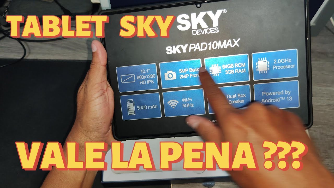 TABLET SKY PAD10MAX - YouTube