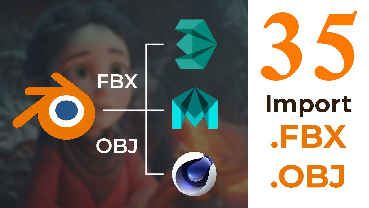 35 | Import Fbx To Blender - YouTube