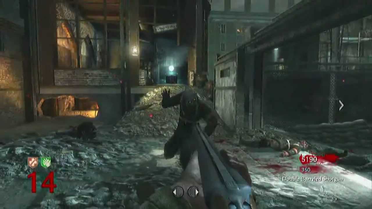 CoD WaW Zombies Double Barrel Only Challenge - YouTube