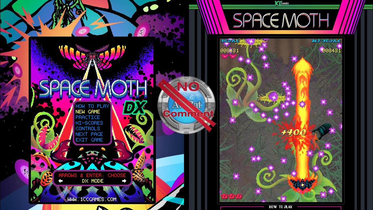 Space Moth DX Gameplay no commentary - YouTube