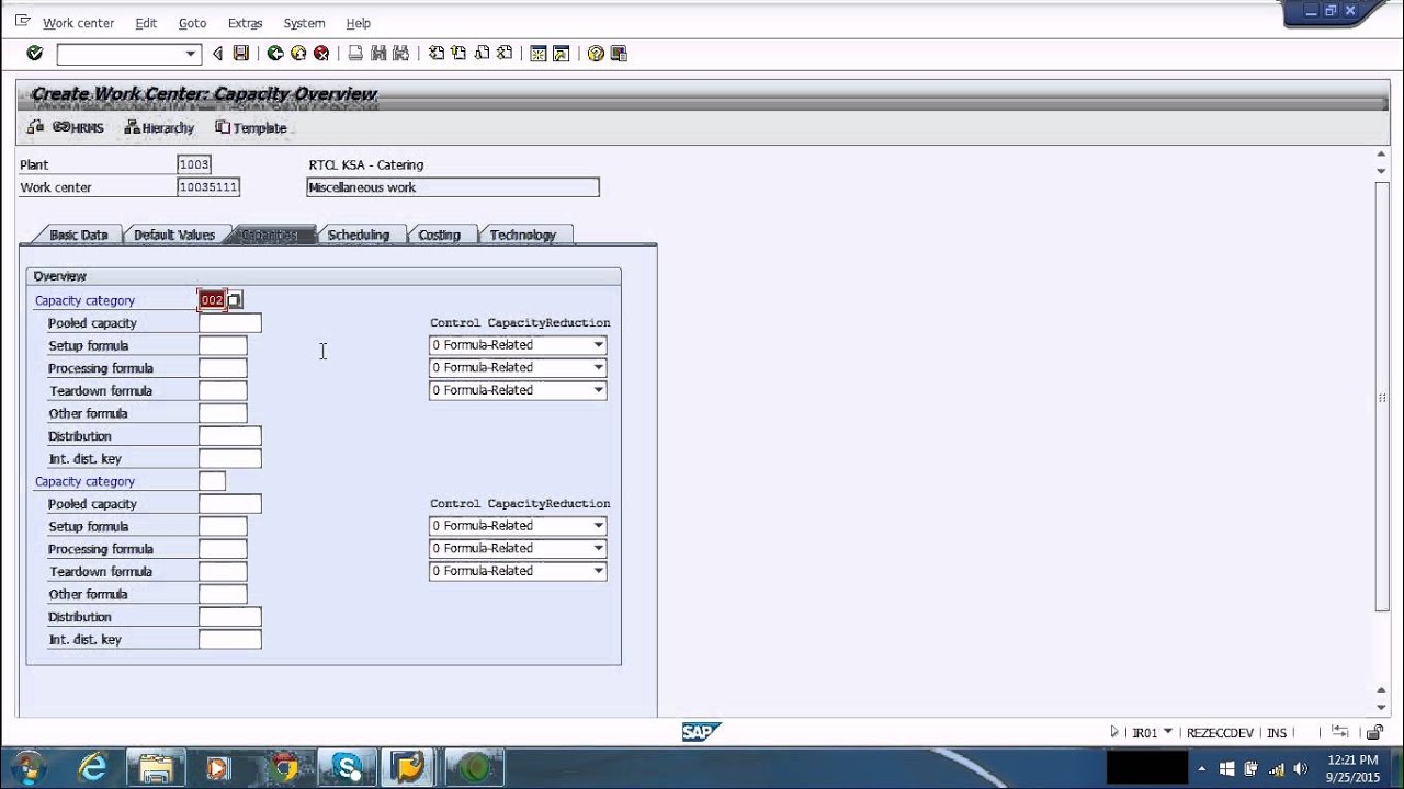 Create Work Center - YouTube