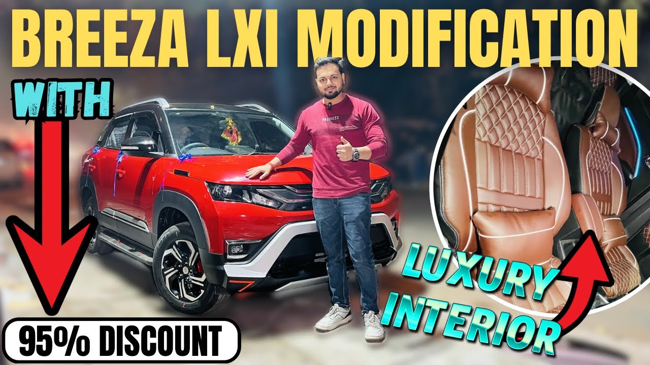 2024 Breeza Lxi to Zxi Modification with Price | Breeza Lxi Modified ...