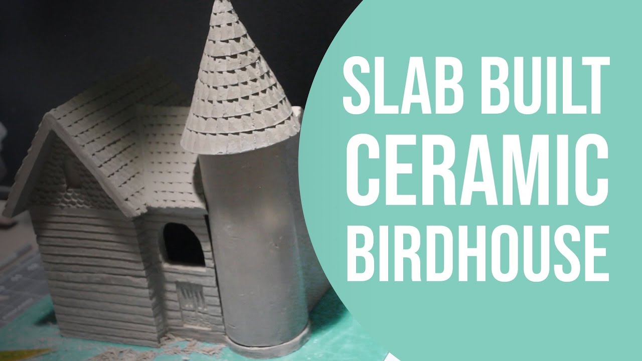Slab Built Ceramic Birdhouse - YouTube