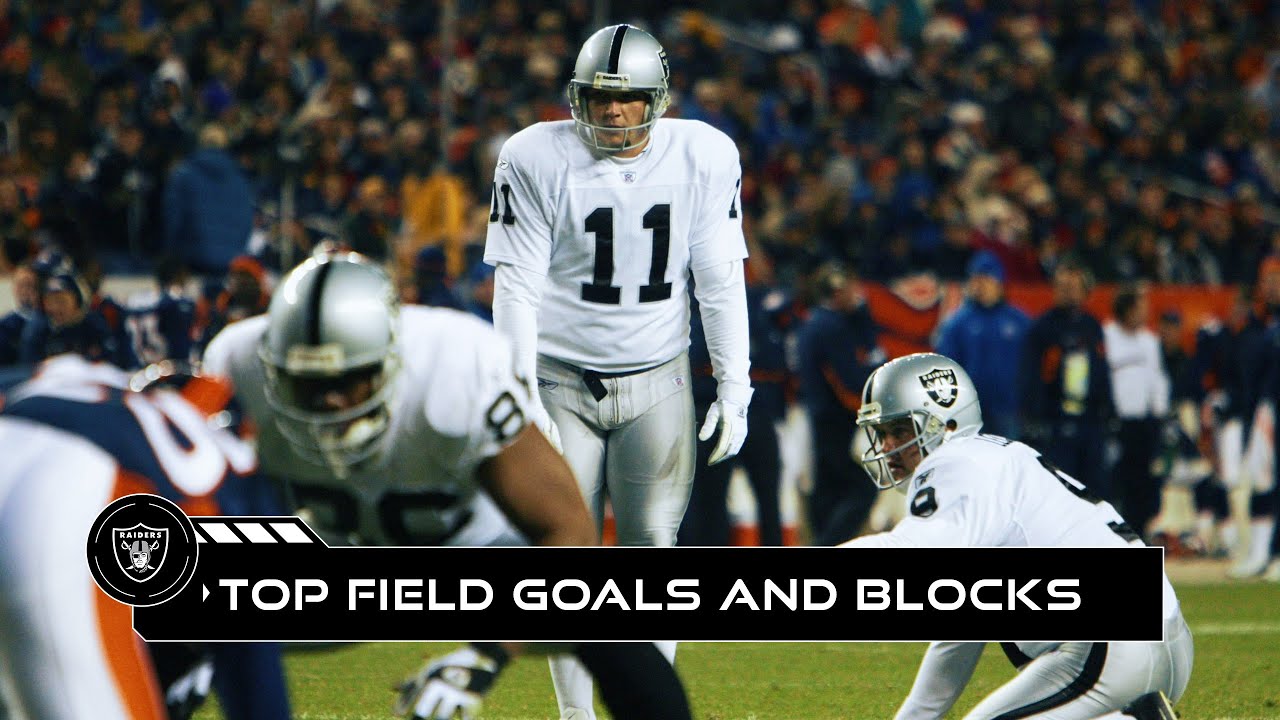 Raiders’ All-Time Memorable Field Goals and Blocked Kicks | Raiders ...