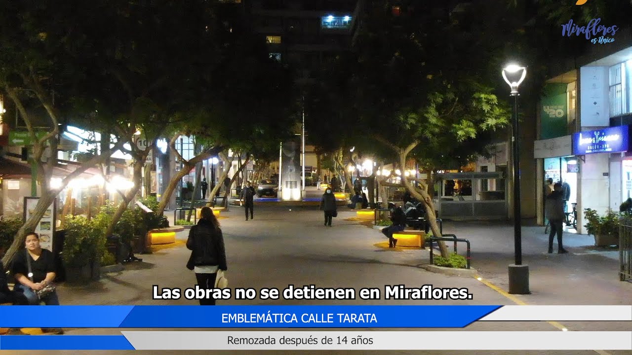 EMBLEMÁTICA CALLE TARATA - YouTube