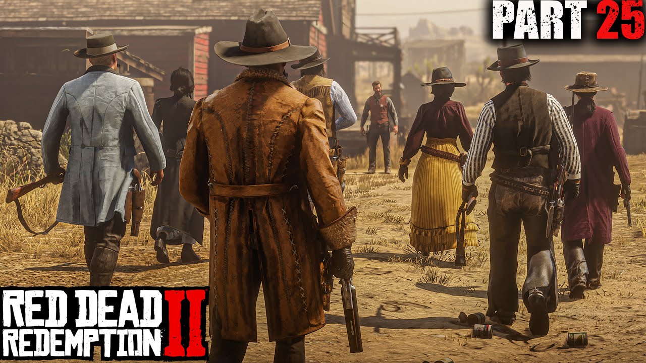 The Pinkertons - Red Dead Redemption 2 - Part 25 - 4K - YouTube
