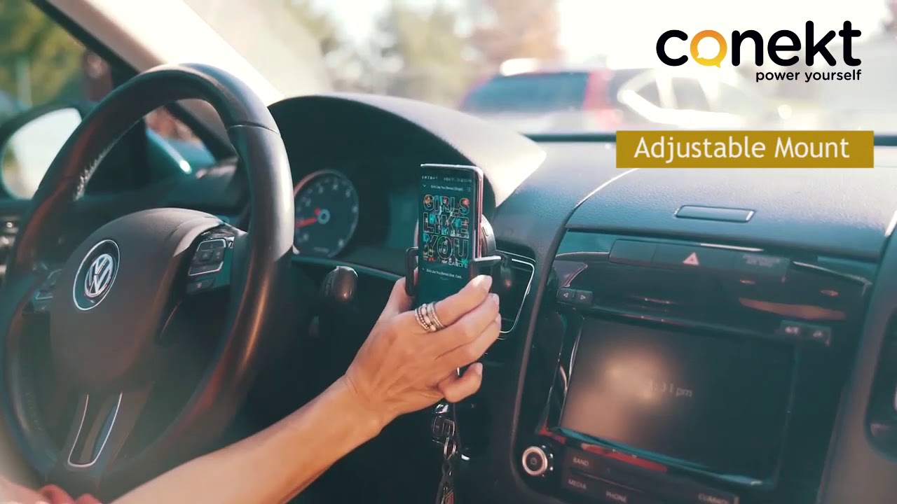 CONEKT PREMIUM CAR MOUNT CHARGER - YouTube