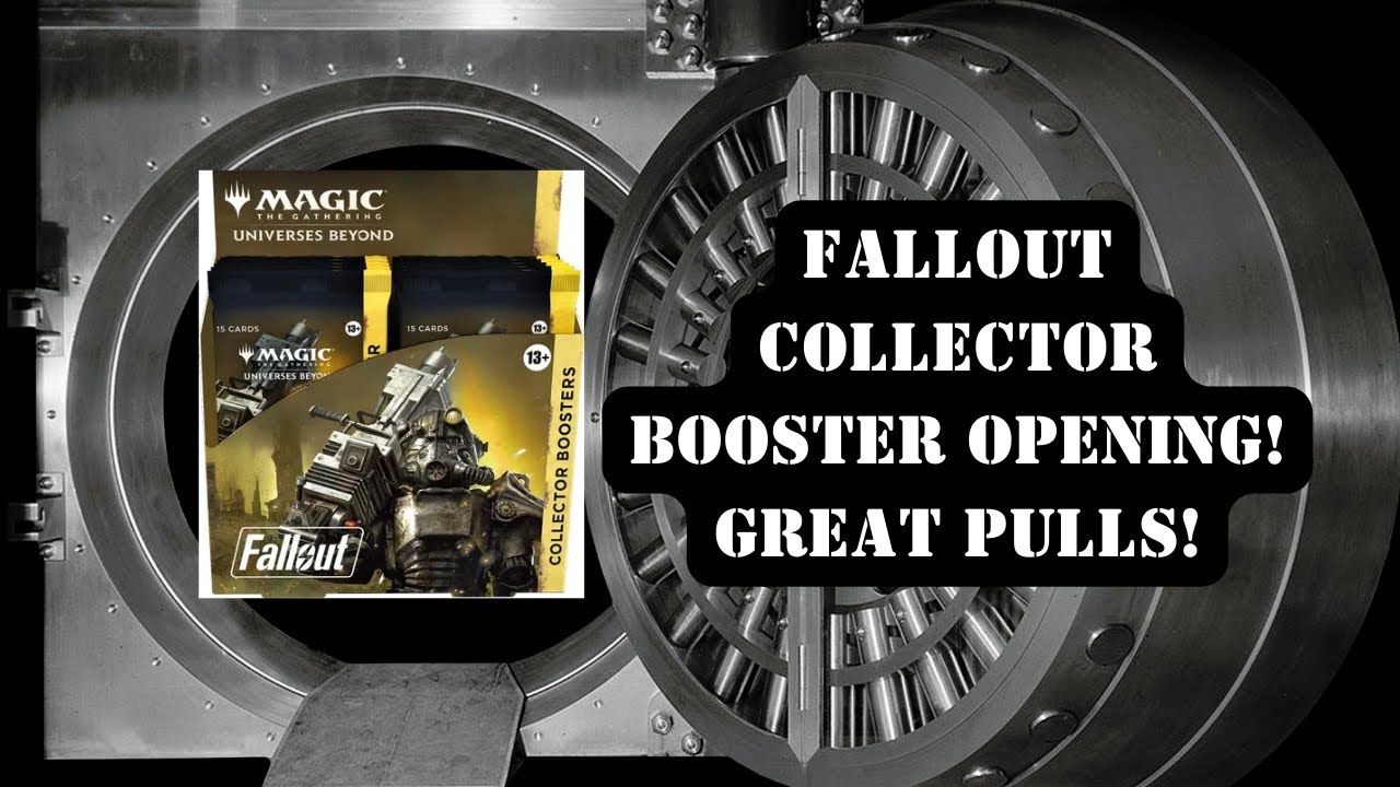 Fallout Collector Booster opening. Huge pulls! - YouTube