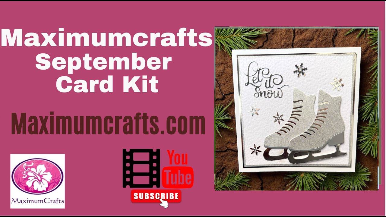 Maximumcrafts September card kit - YouTube
