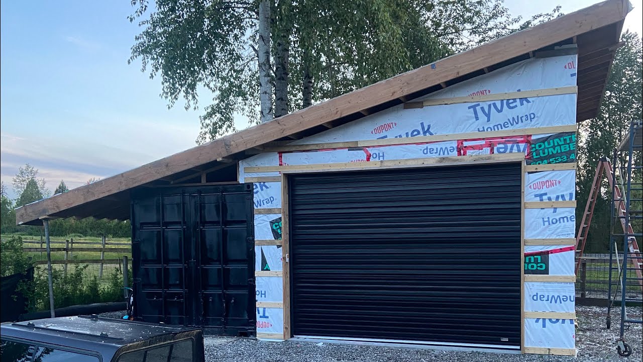 Container Shop Build ! Pt.4 - YouTube