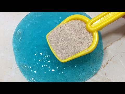 Sand Slime Mixing - Most Satisfying Slime Video #1