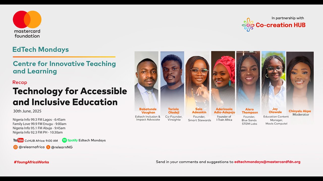 Edtech Mondays | S5 Ep 17| Technology for Accessible and Inclusive Education - YouTube