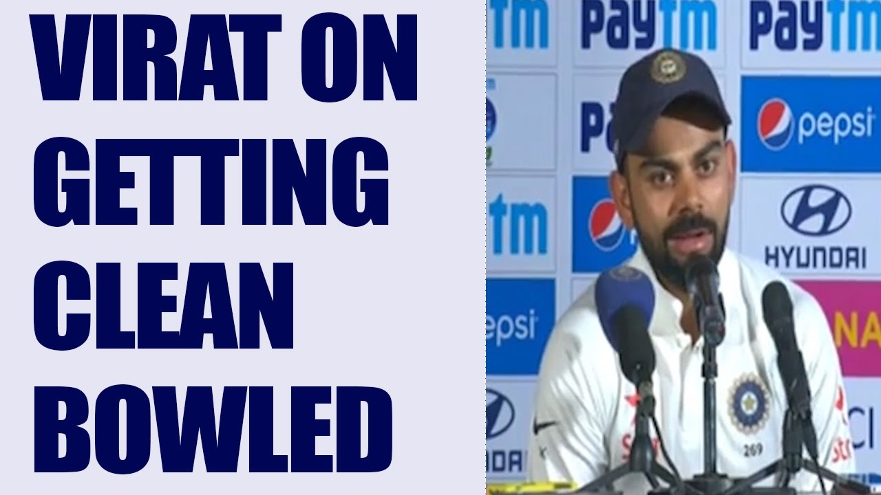 India vs Australia : Virat Kohli on getting clean bowled, Watch Video ...