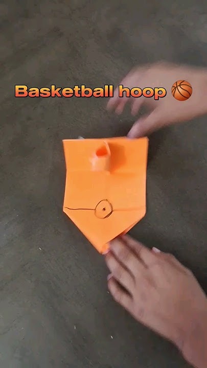 Origami Basketball hoop 🏀🏀🏀 - YouTube