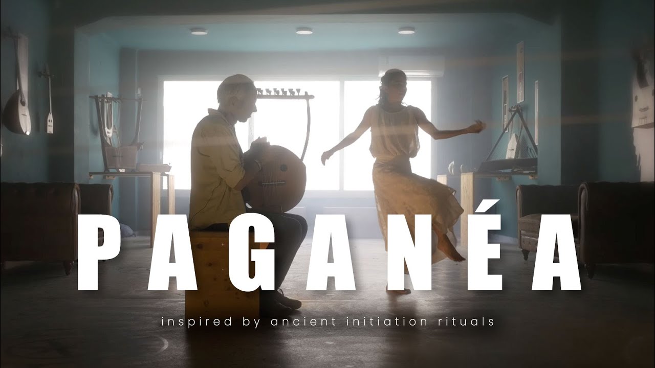 Ancient Lyre — Paganéa — Thanasis Kleopas & Loukiani Papadaki - YouTube