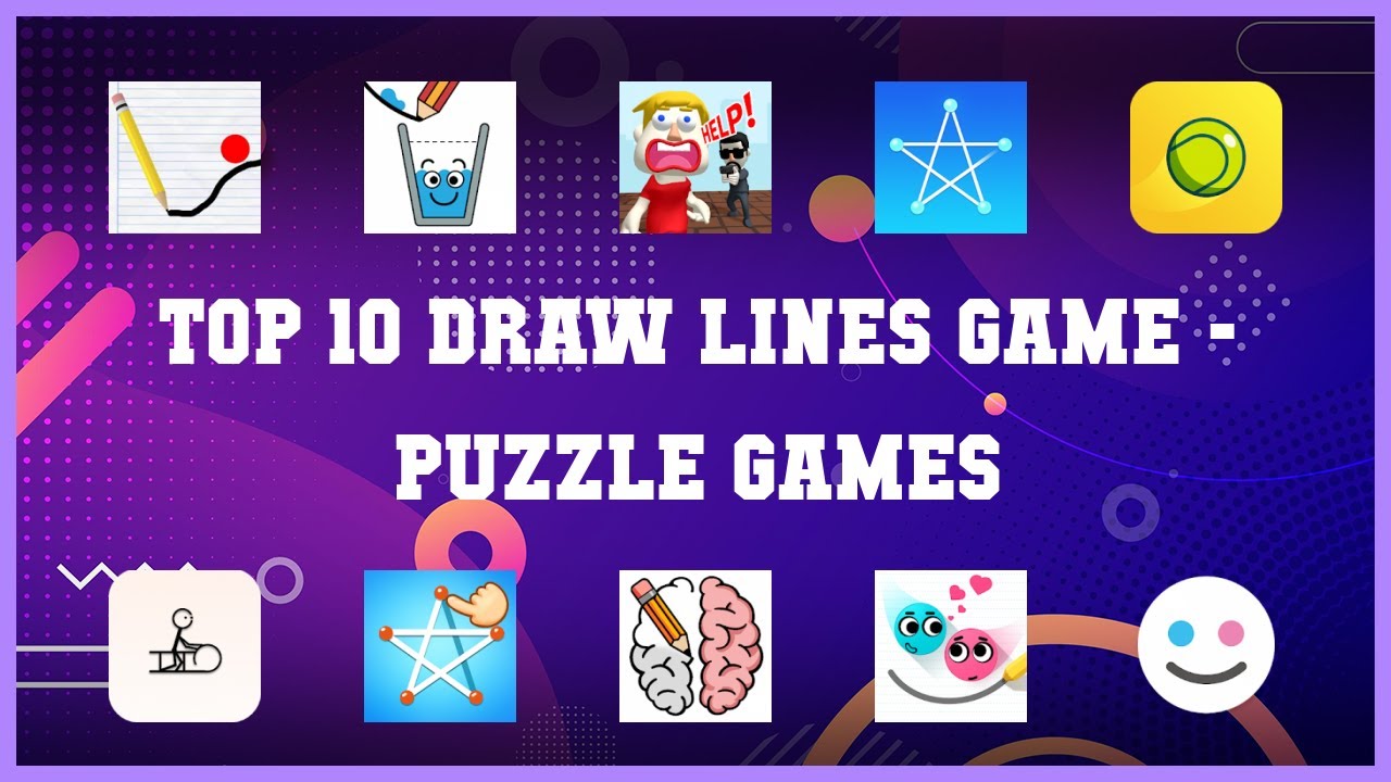 Top 10 Draw Lines Game Android Games - YouTube