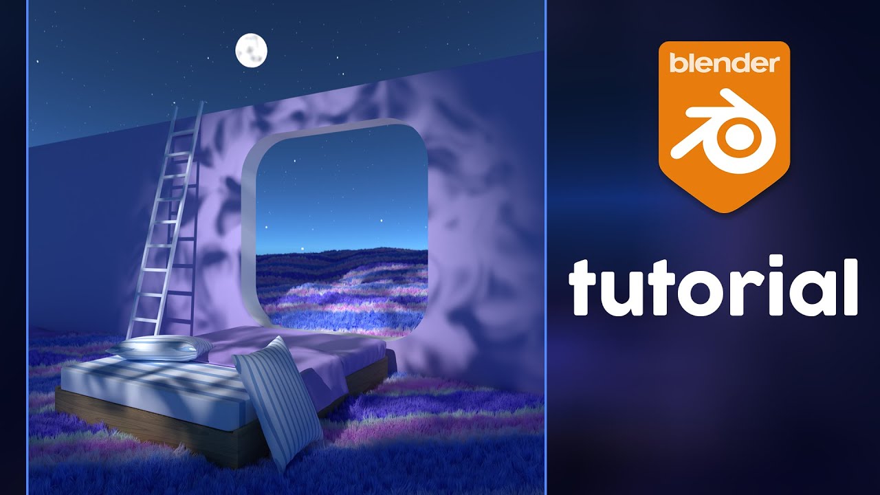 atmospheric dreamy scene, like on pinterest [blender tutorial] - YouTube