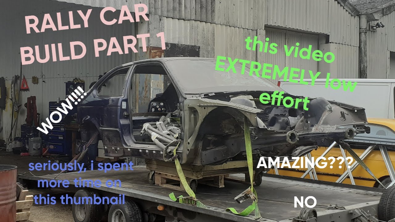 BMW E36 compact Rally car build, the build so far - YouTube