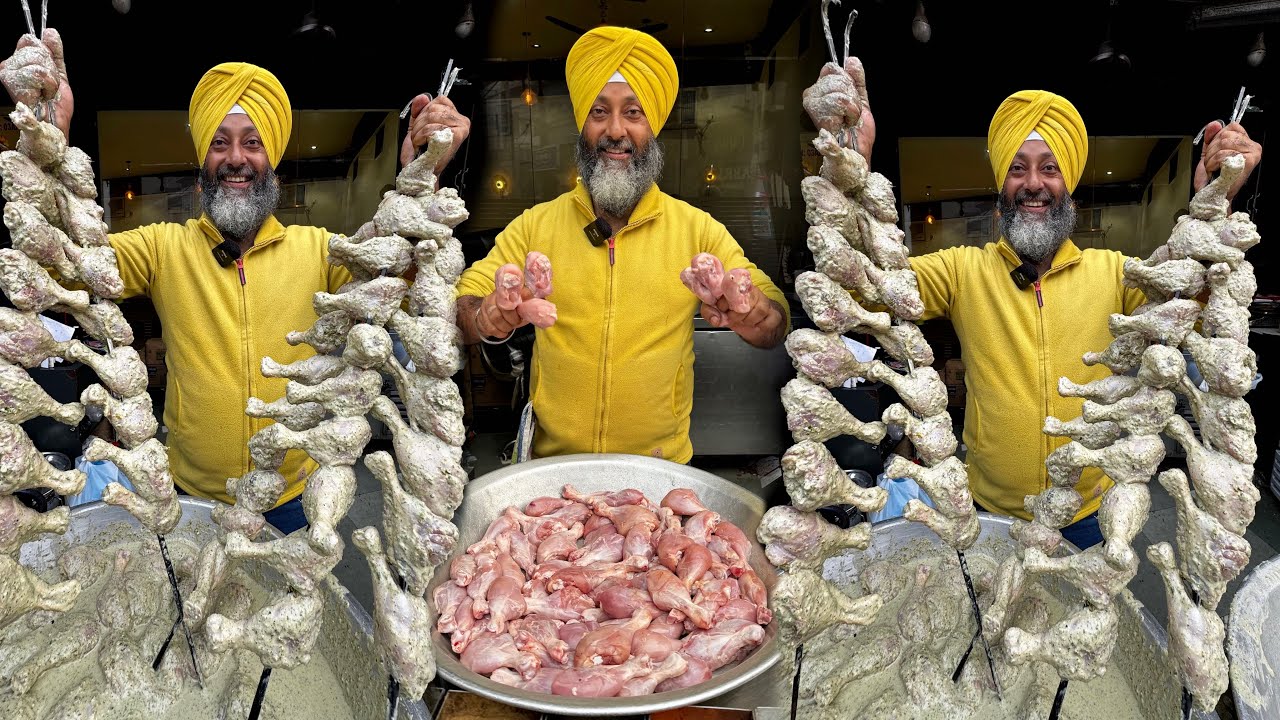 पंजाब का फेमस तन्दूरी चिकन टंगड़ी NONVEG KING IN AMRITSAR | CHICKEN ...
