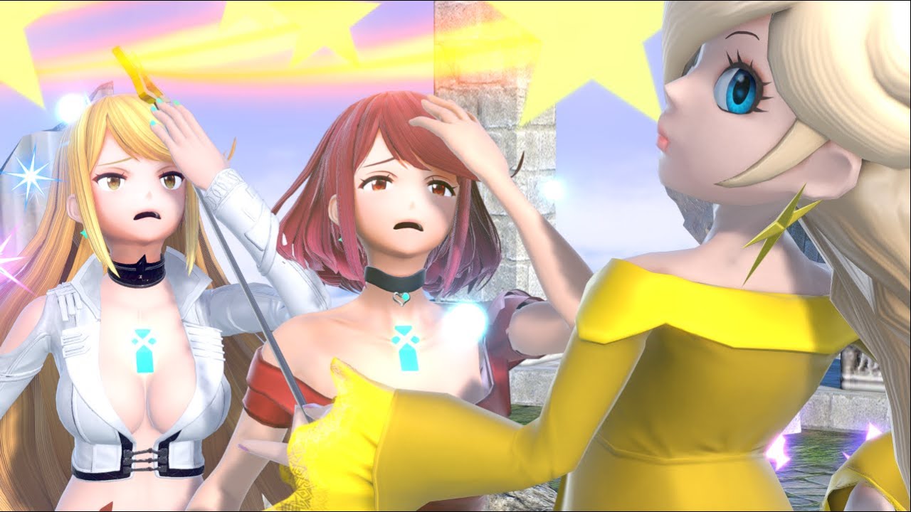 Super Smash Bros Ultimate: Rosalina Vs Pyra and Mythra (Casual) - YouTube