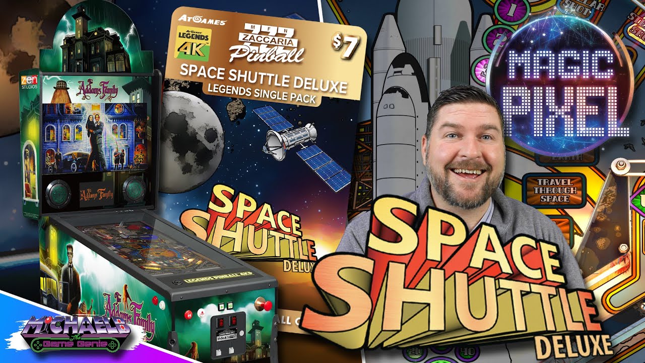 AtGames Legends Pinball 4k Space Shuttle Deluxe First Impressions - YouTube