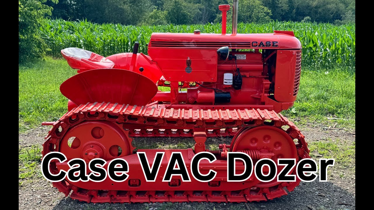 Case Dozer Restoration First Start - YouTube