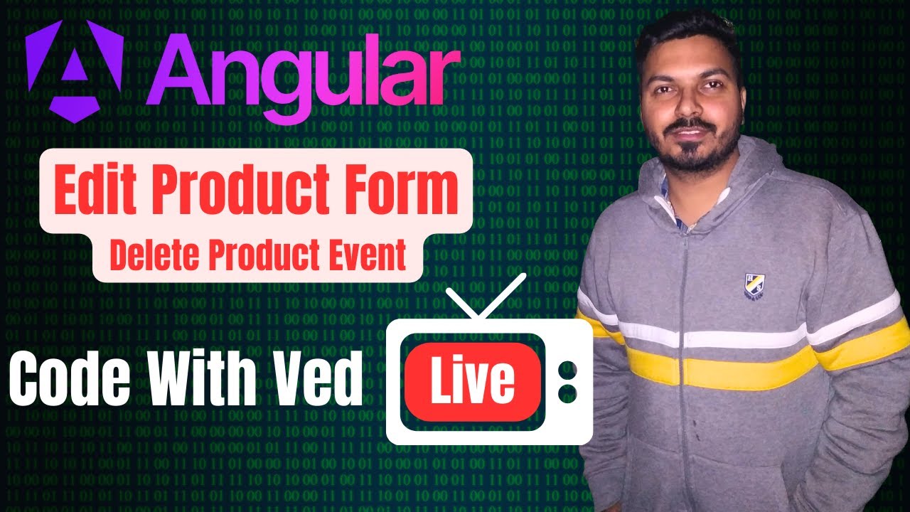 Edit/Update/Edit Product form in Angular 17 | Code Live with Me | Code ...