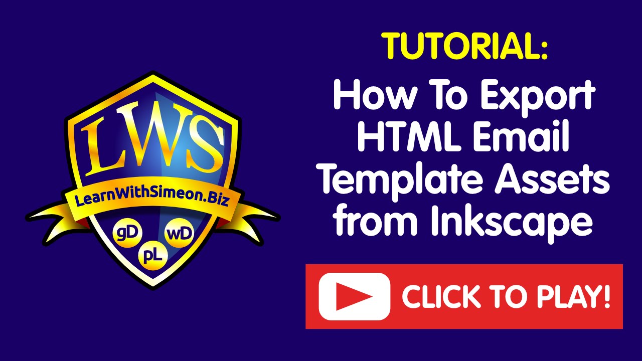 How To Export HTML Email Template Assets from Inkscape ...